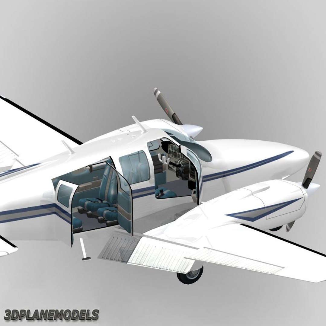 dxf beechcraft baron b58 private