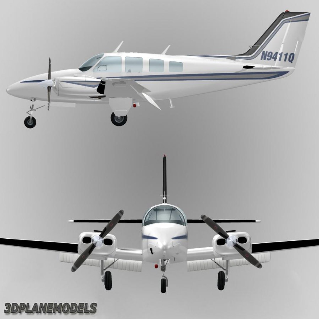 dxf beechcraft baron b58 private