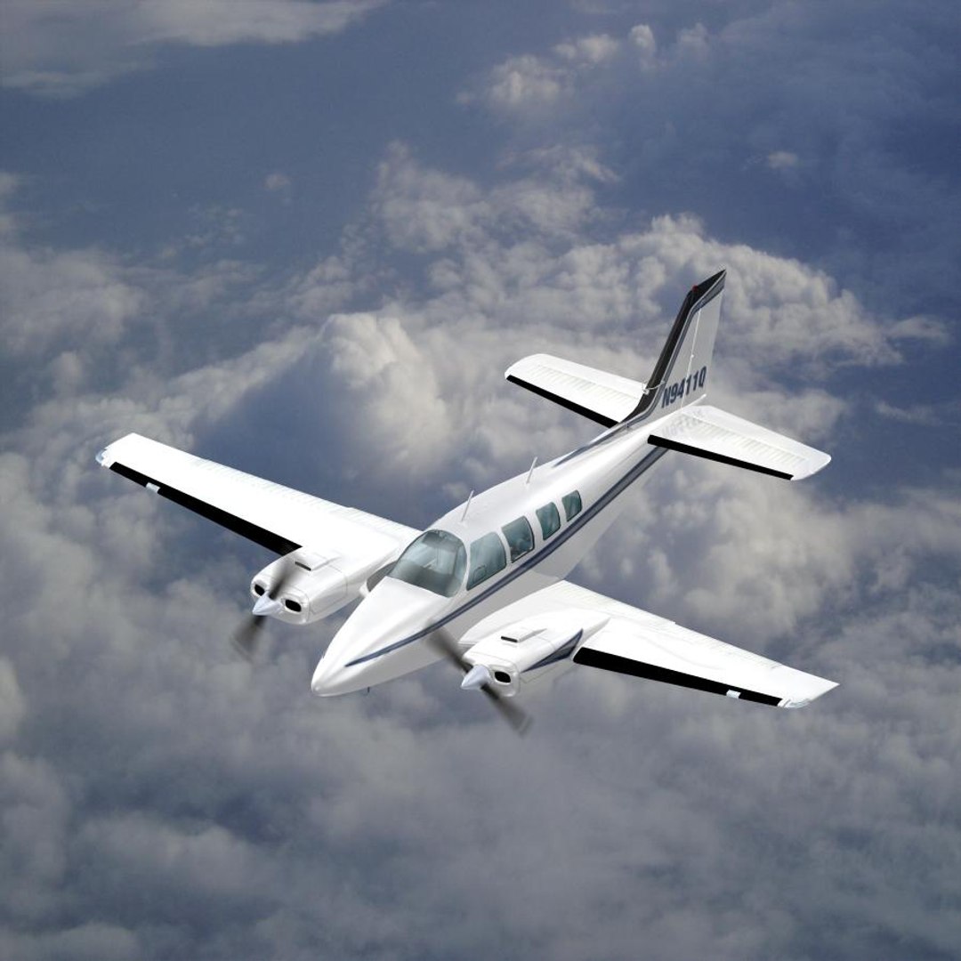 dxf beechcraft baron b58 private