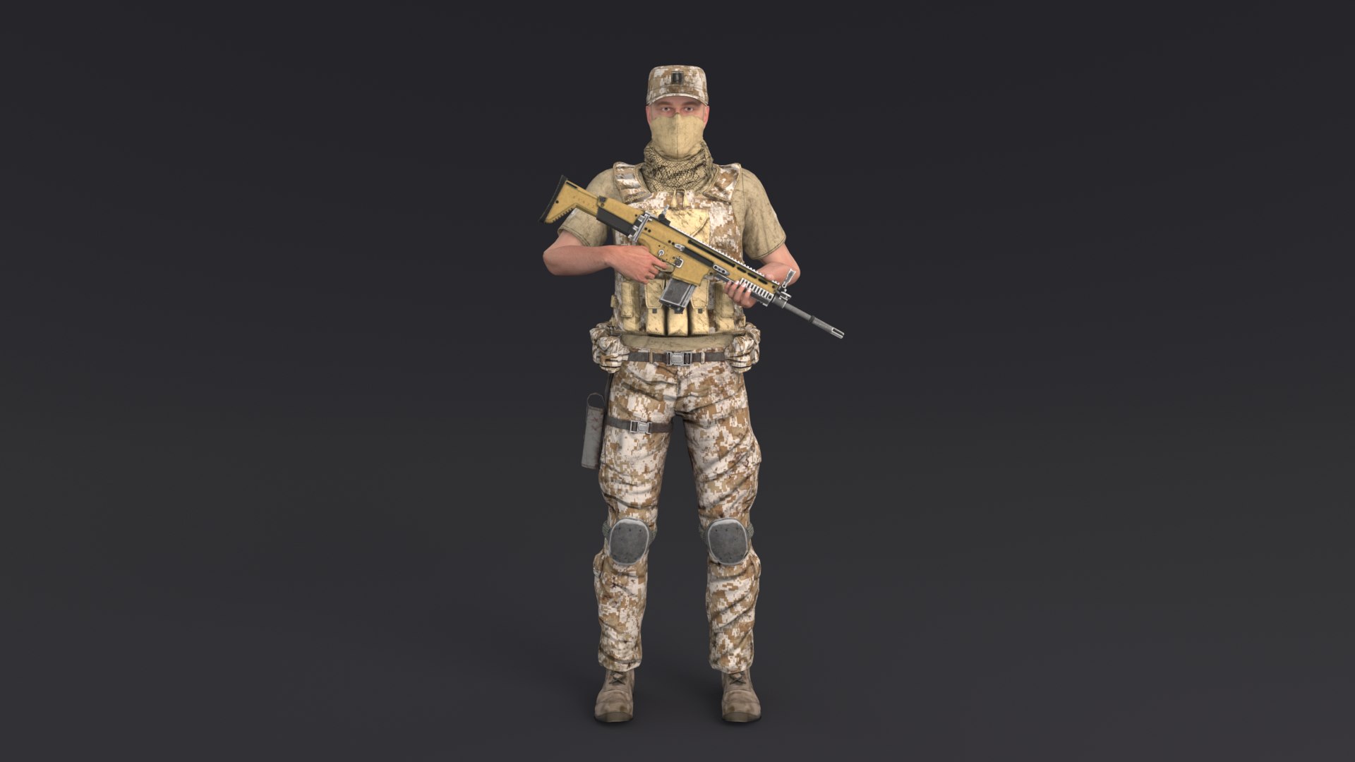 3D Model Soldier - TurboSquid 2251022