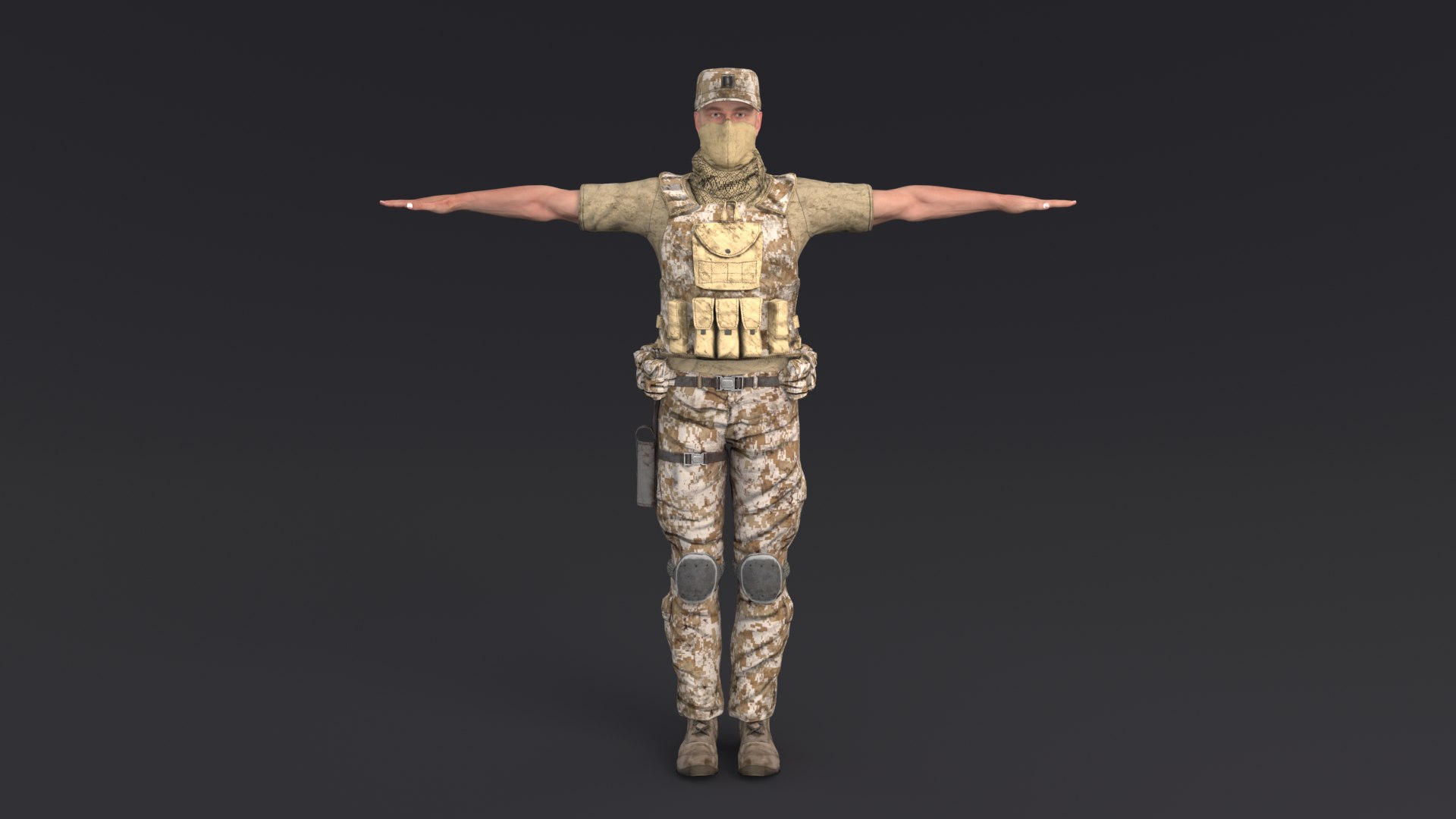 3D Model Soldier - TurboSquid 2251022