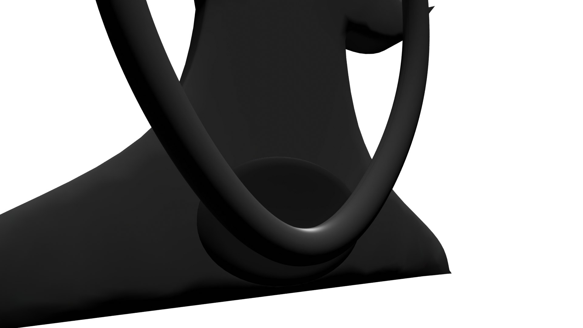 Simple Metal Door Knocker A 3D Model - TurboSquid 2243854