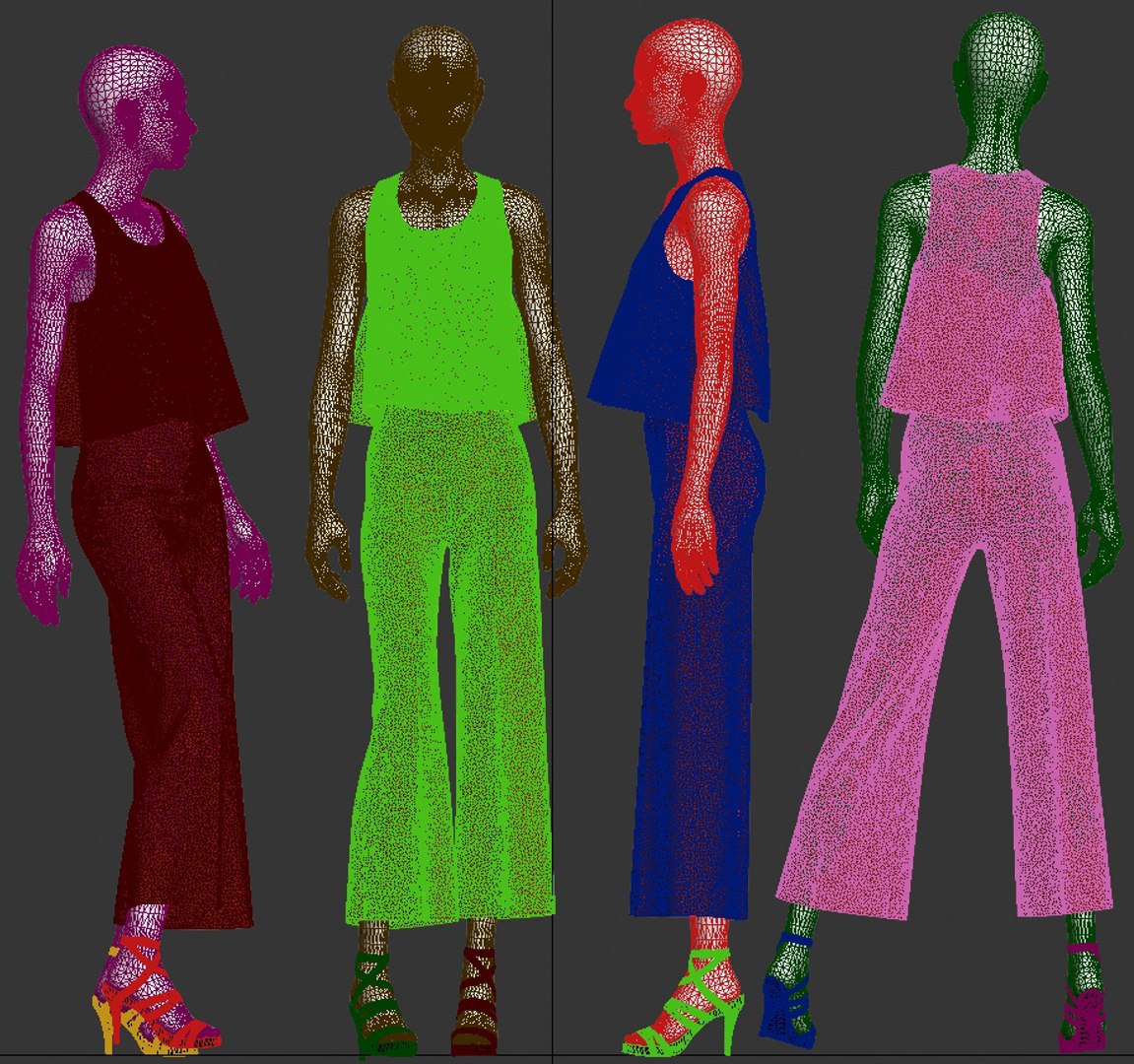 3ds max woman mannequin