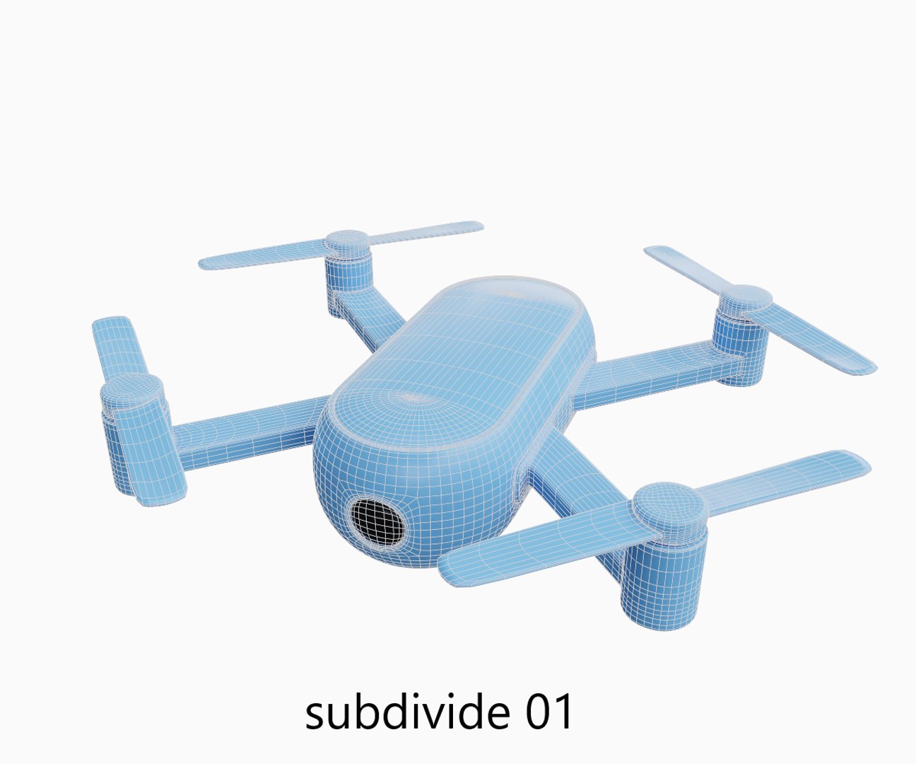 Drone blue model - TurboSquid 1437994