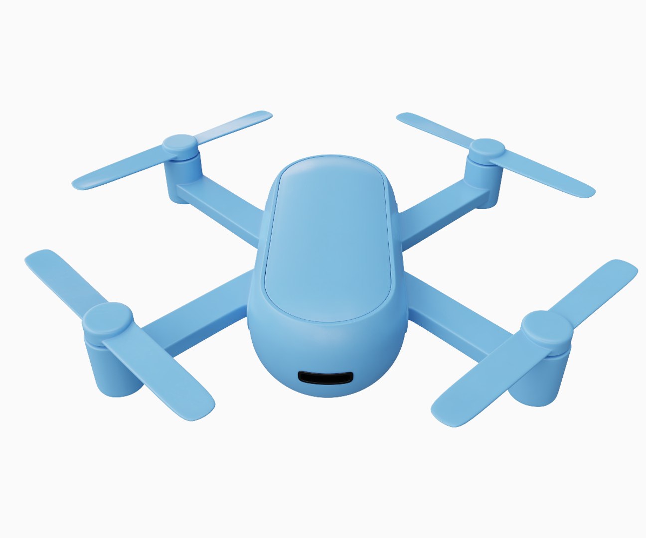 Drone blue model - TurboSquid 1437994