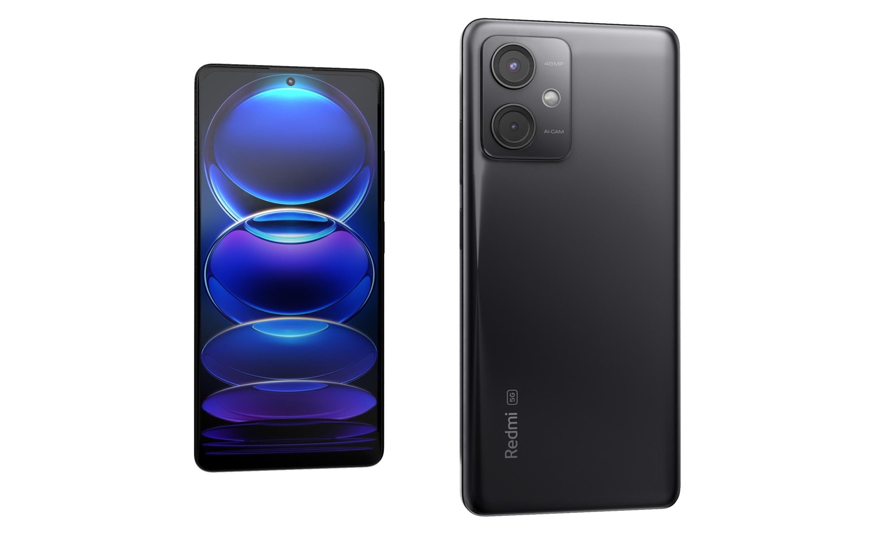 Xiaomi Redmi Note 12 Black model - TurboSquid 1990100