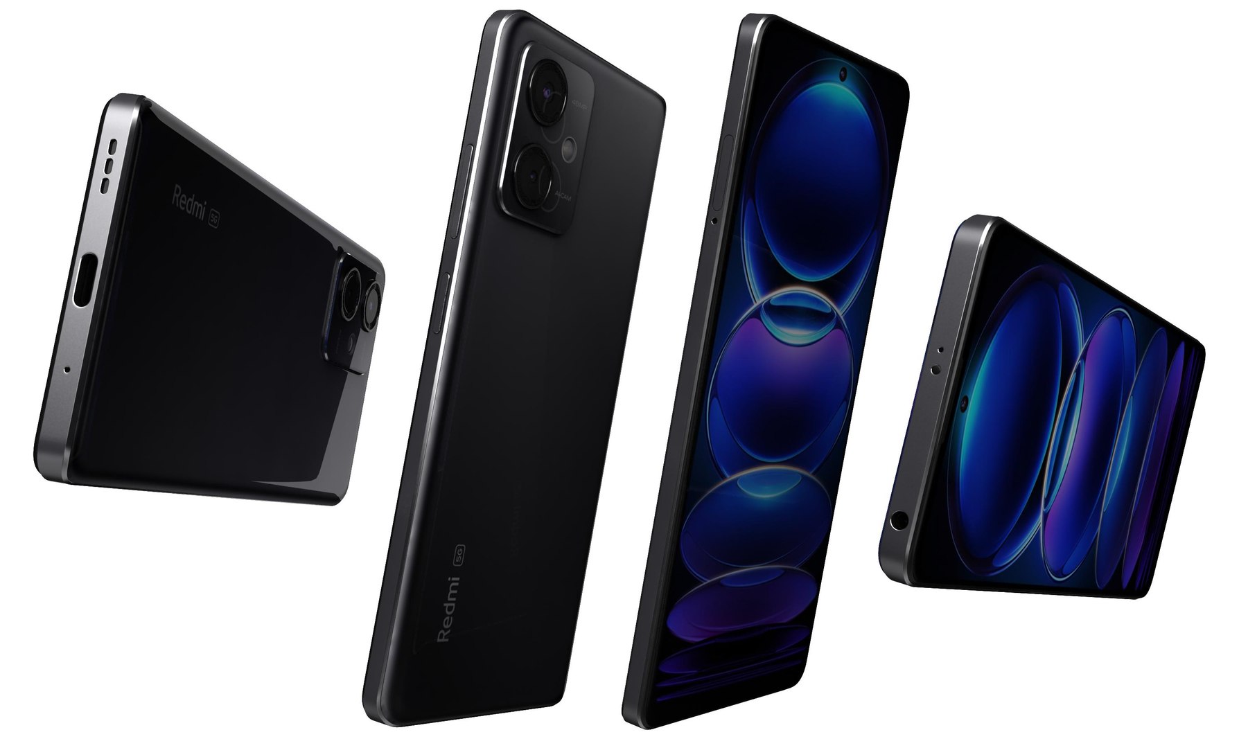 Xiaomi Redmi Note 12 Black model - TurboSquid 1990100
