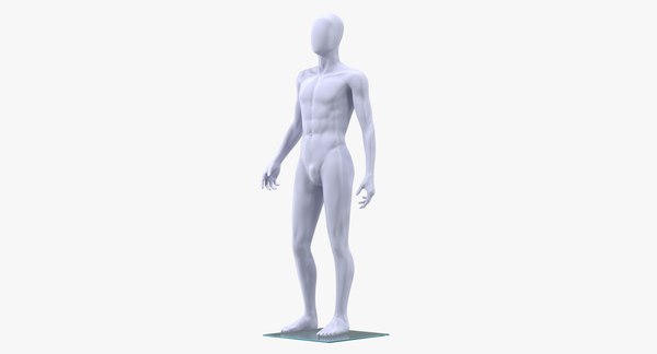 Male mannequin standing pose 3D model - TurboSquid 1416889