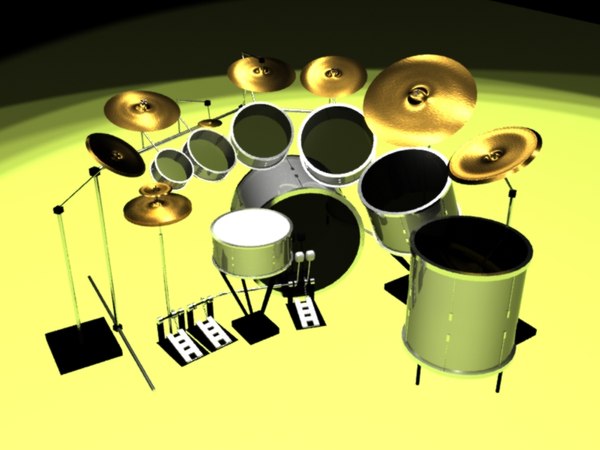 Free 3D Drums Models | TurboSquid