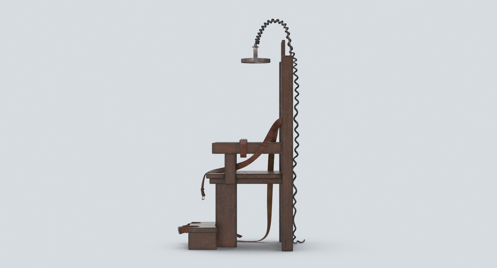 3D Electric-chair---loose-straps Model - TurboSquid 1149140