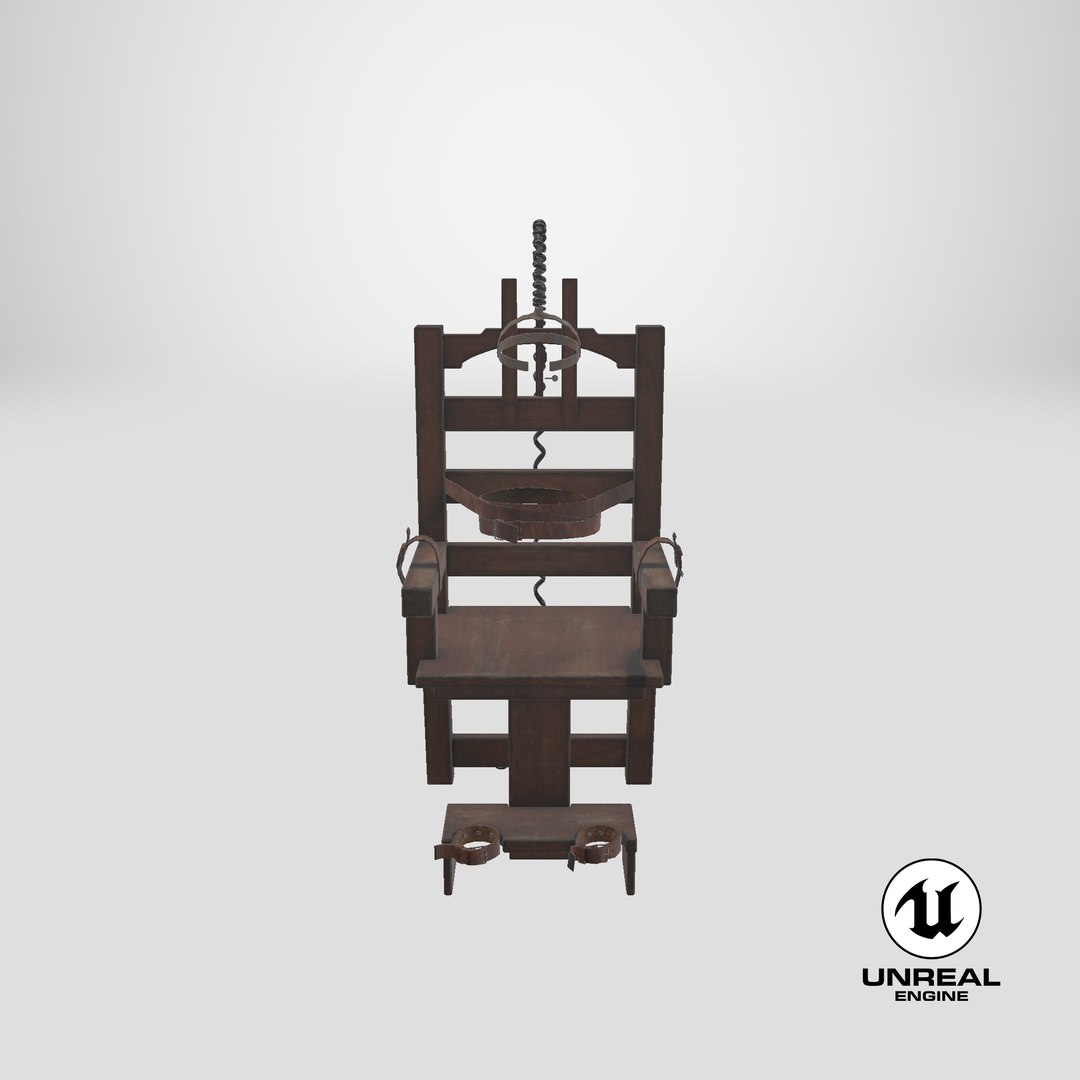 3D Electric-chair---loose-straps Model - TurboSquid 1149140