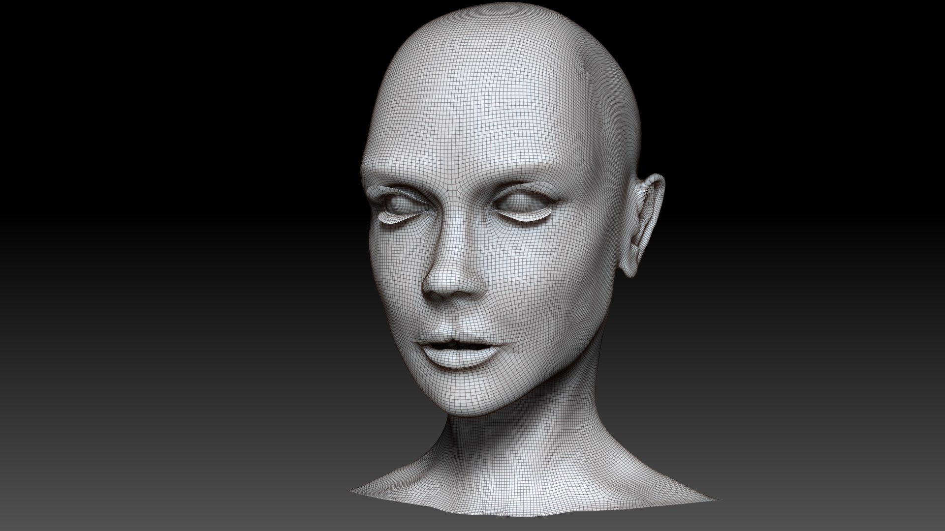 Female Head Set Sculpt Project 3D - TurboSquid 2052478