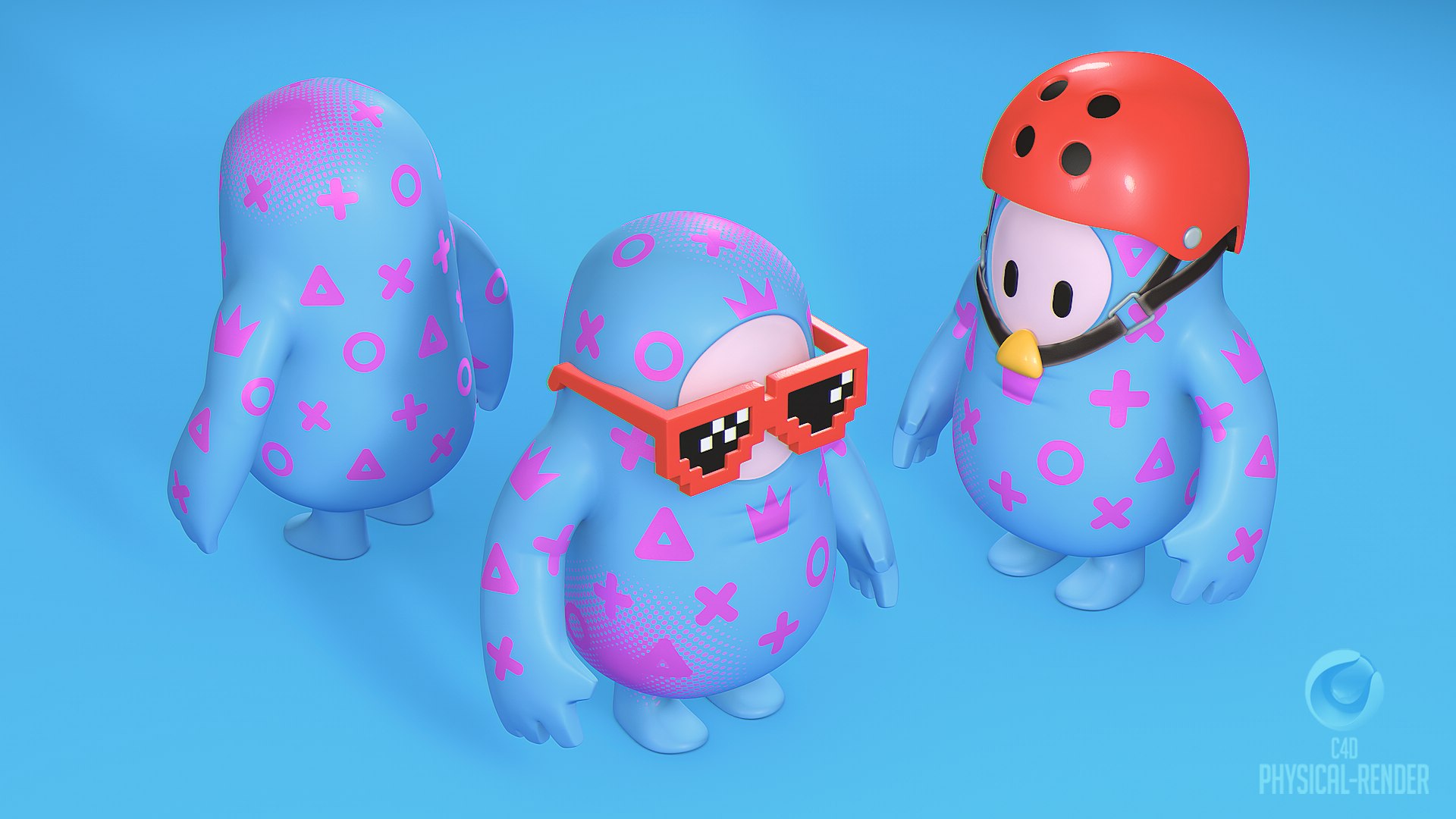 Fall Guys Game Character and Assets 8K 3D model - TurboSquid 1919197