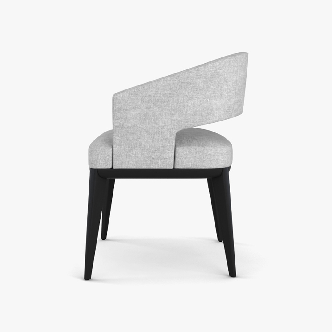 Holly Hunt Minerva Dining chair 3D model - TurboSquid 1881383