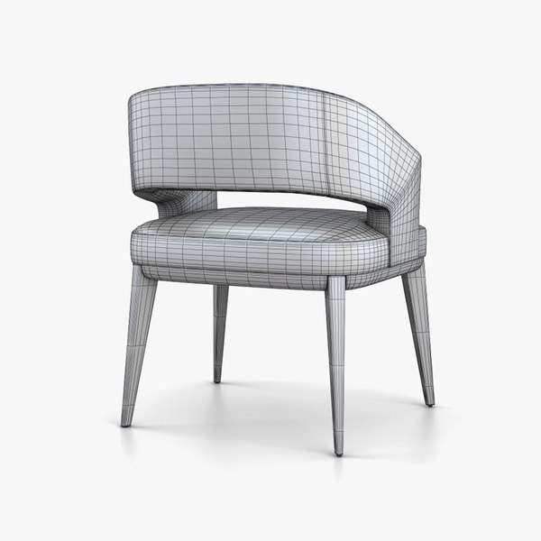 Holly Hunt Minerva Dining chair 3D model - TurboSquid 1881383