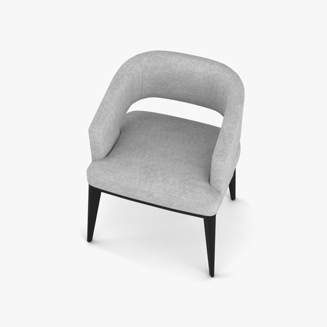 Holly Hunt Minerva Dining chair 3D model - TurboSquid 1881383
