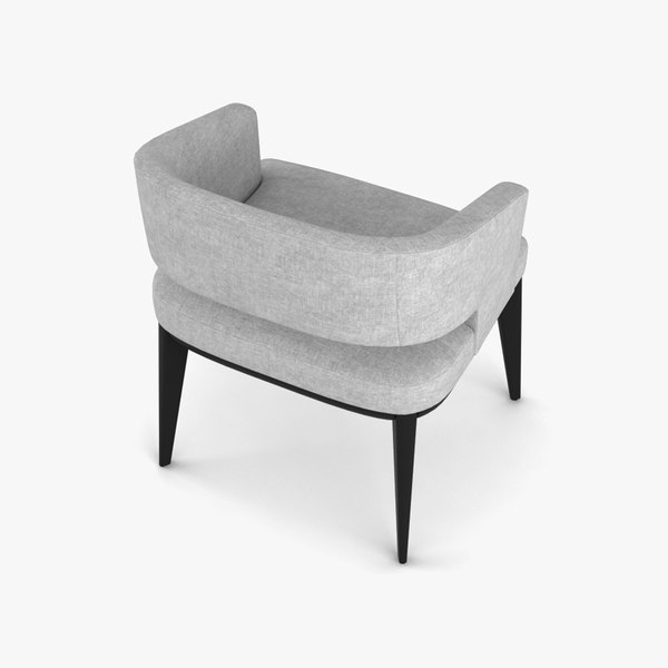 Holly Hunt Minerva Dining chair 3D model - TurboSquid 1881383