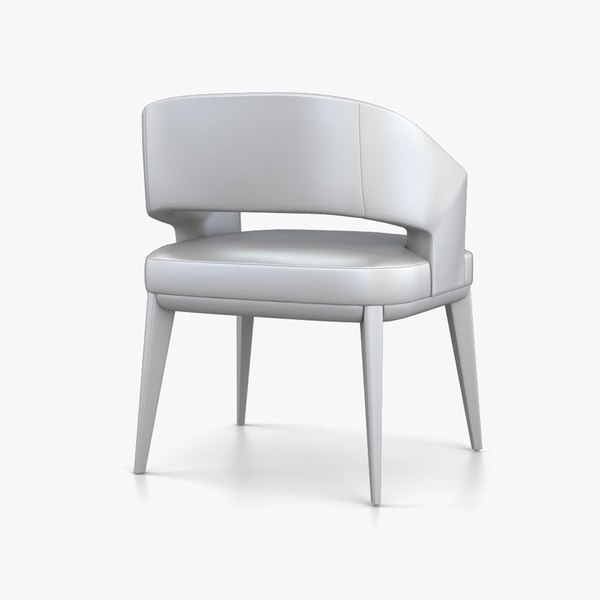 Holly Hunt Minerva Dining chair 3D model - TurboSquid 1881383