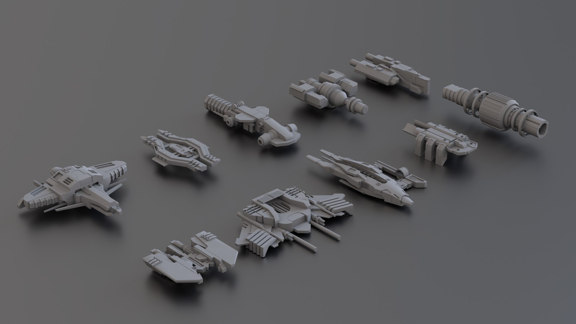 3D Kitbash Pack 150 PIECES - TurboSquid 2141643