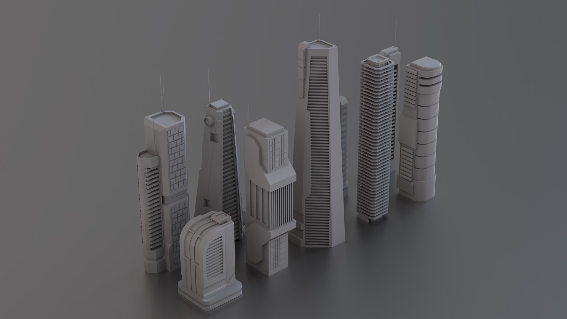 3D Kitbash Pack 150 PIECES - TurboSquid 2141643