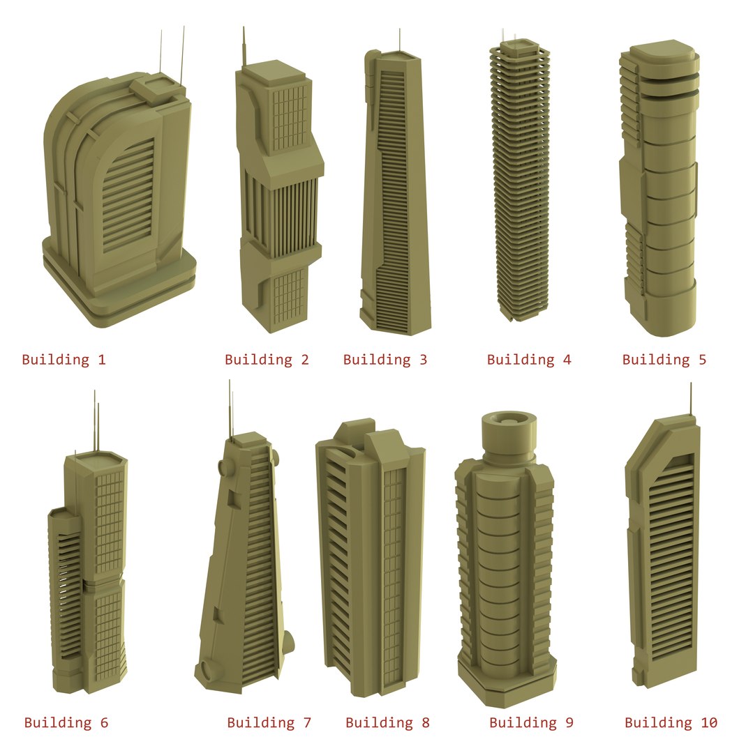 3D Kitbash Pack 150 PIECES - TurboSquid 2141643