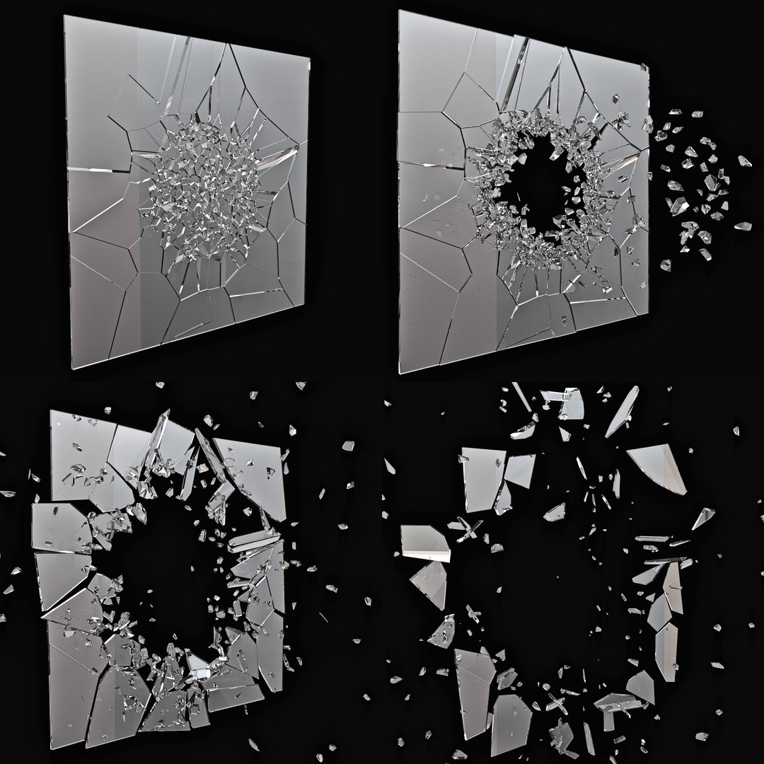 3D Model Glass Crash Animation 2 - TurboSquid 1366835