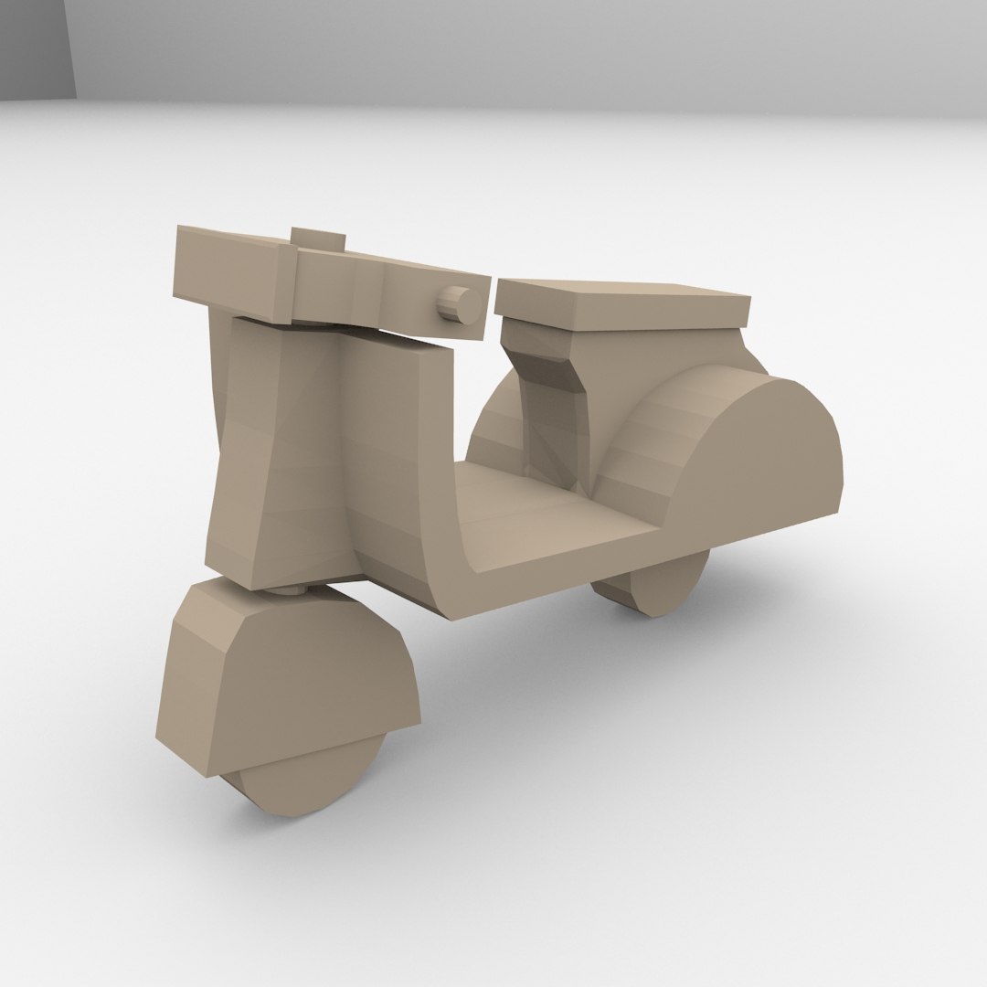 Printable Scooter 3D Model - TurboSquid 1302822