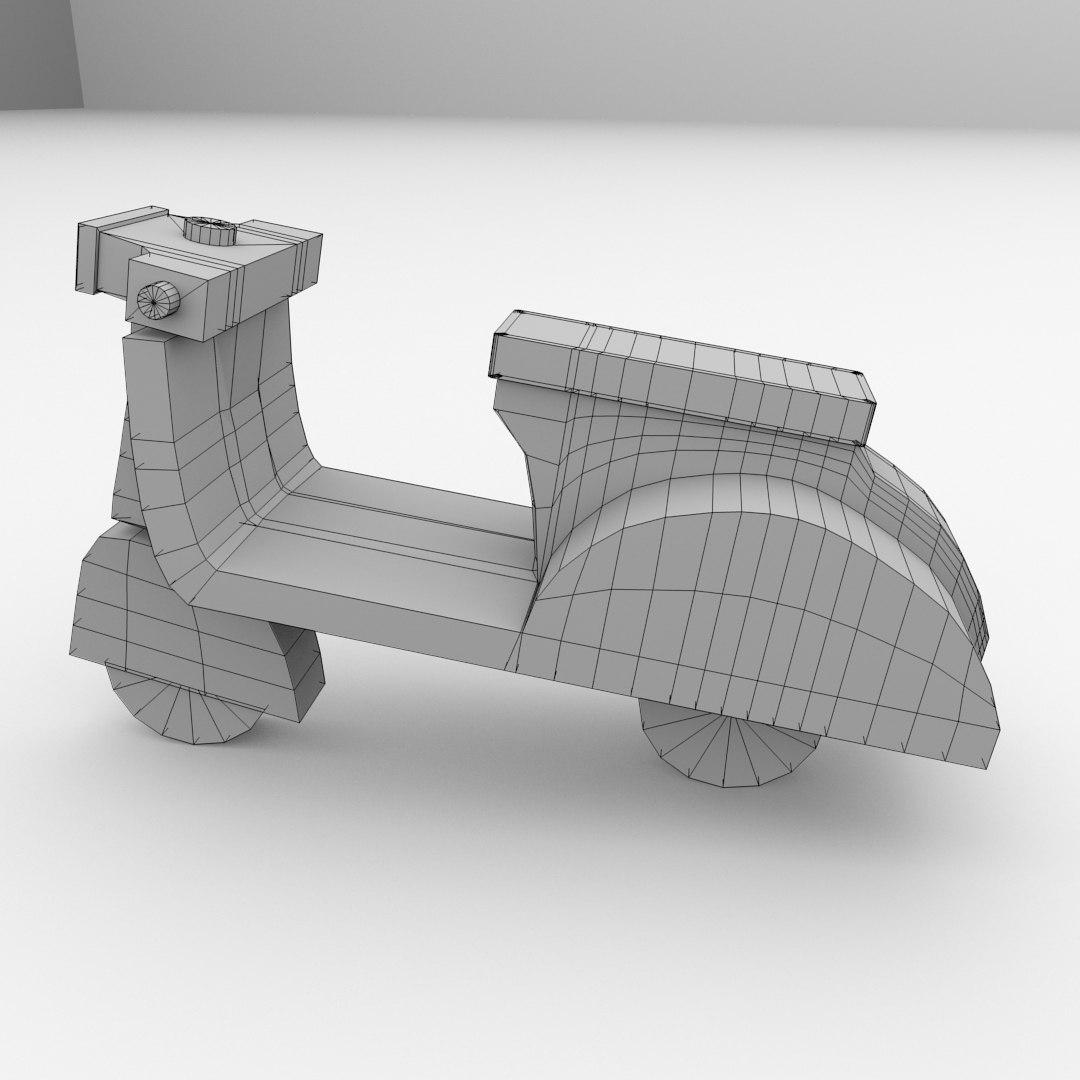 Printable Scooter 3D Model - TurboSquid 1302822