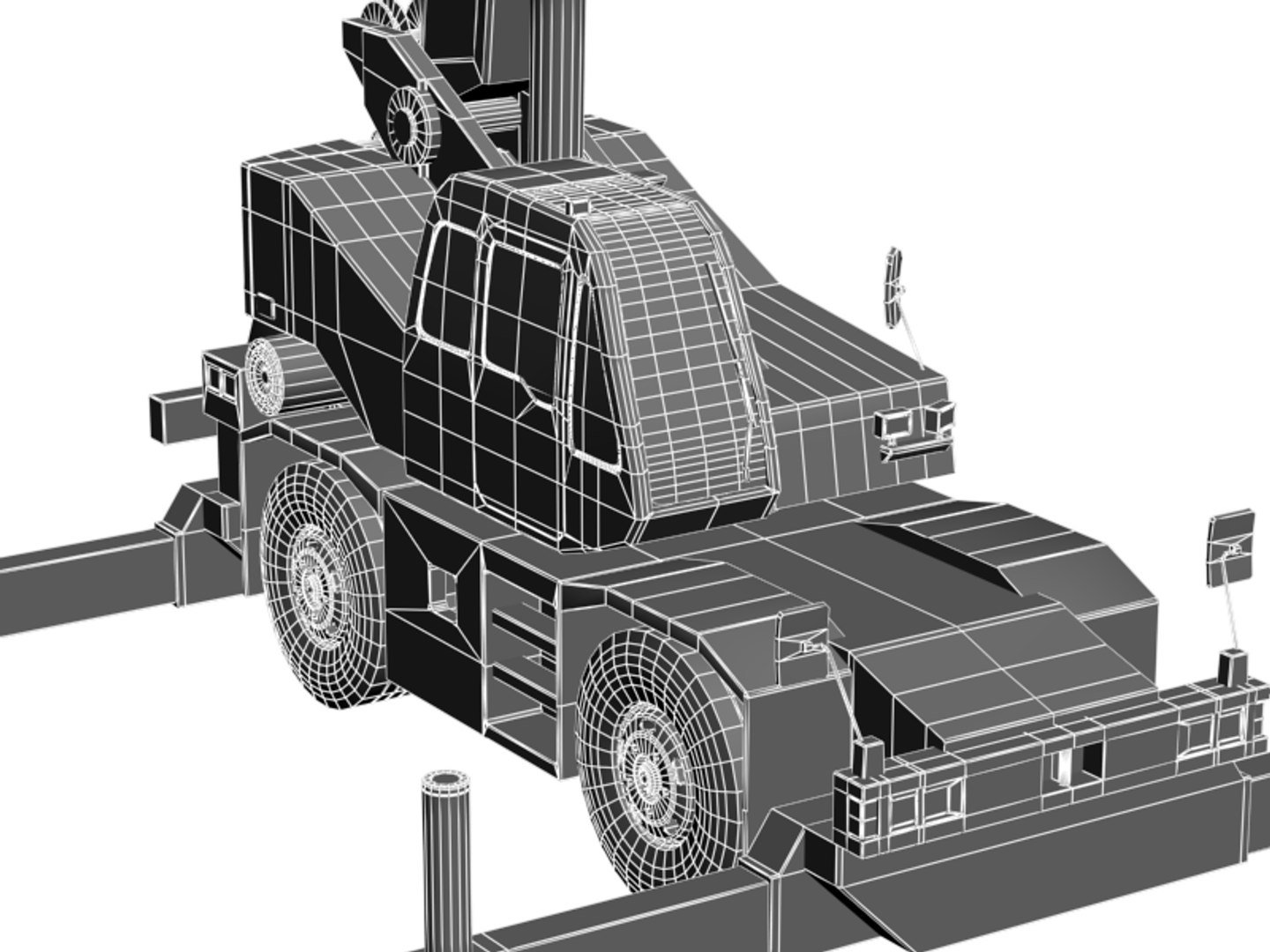 Truck-crane Dxf