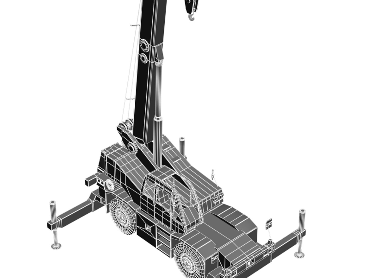 Truck-crane Dxf