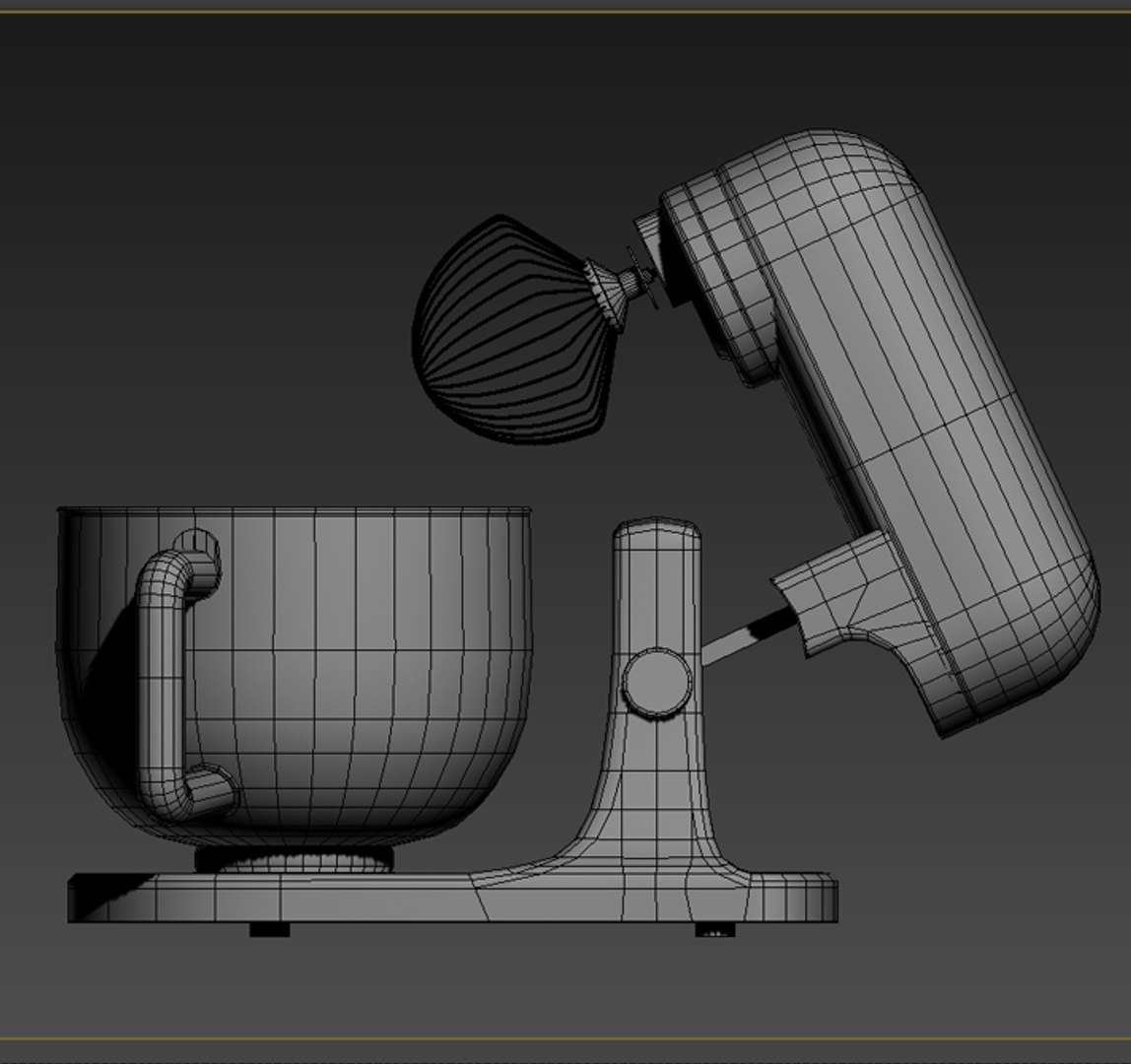Kitchen Mixer 3D - TurboSquid 1477634