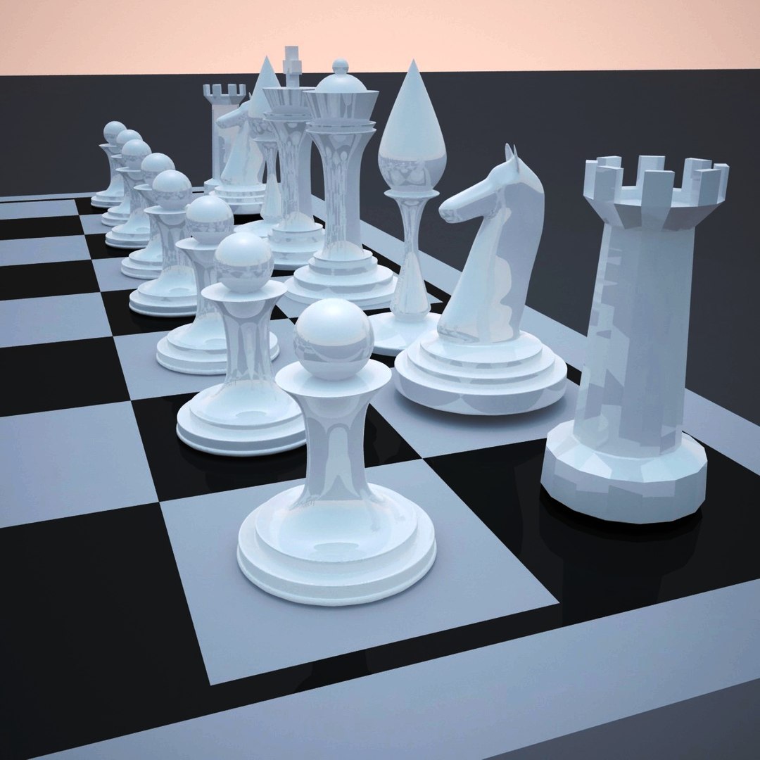 chess 3d model