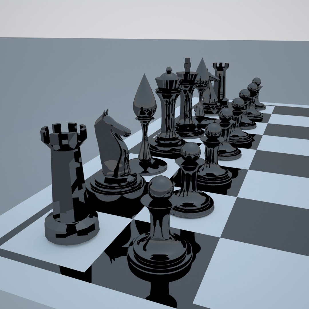 chess 3d model