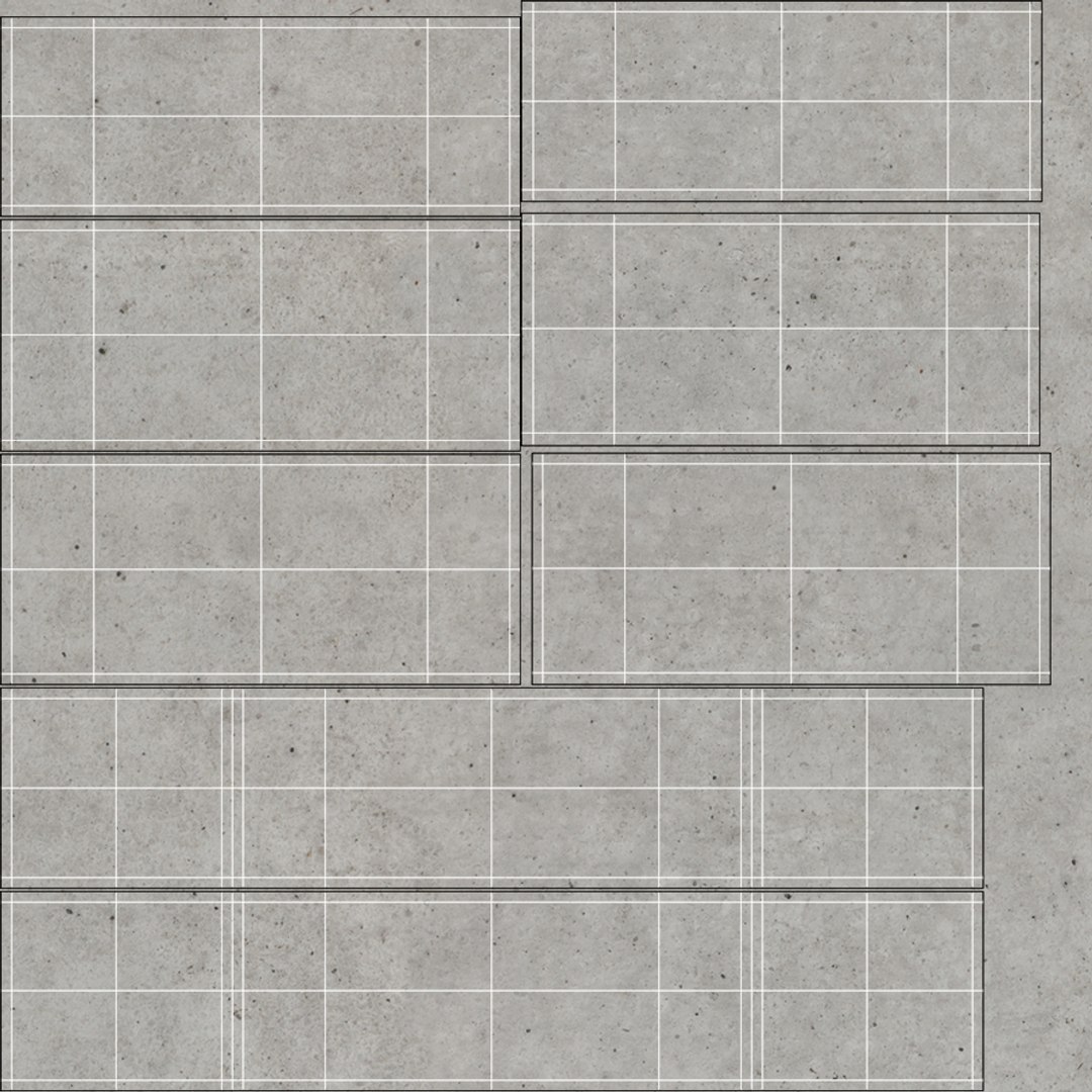 Concrete Blocks 3D Model - TurboSquid 2204089