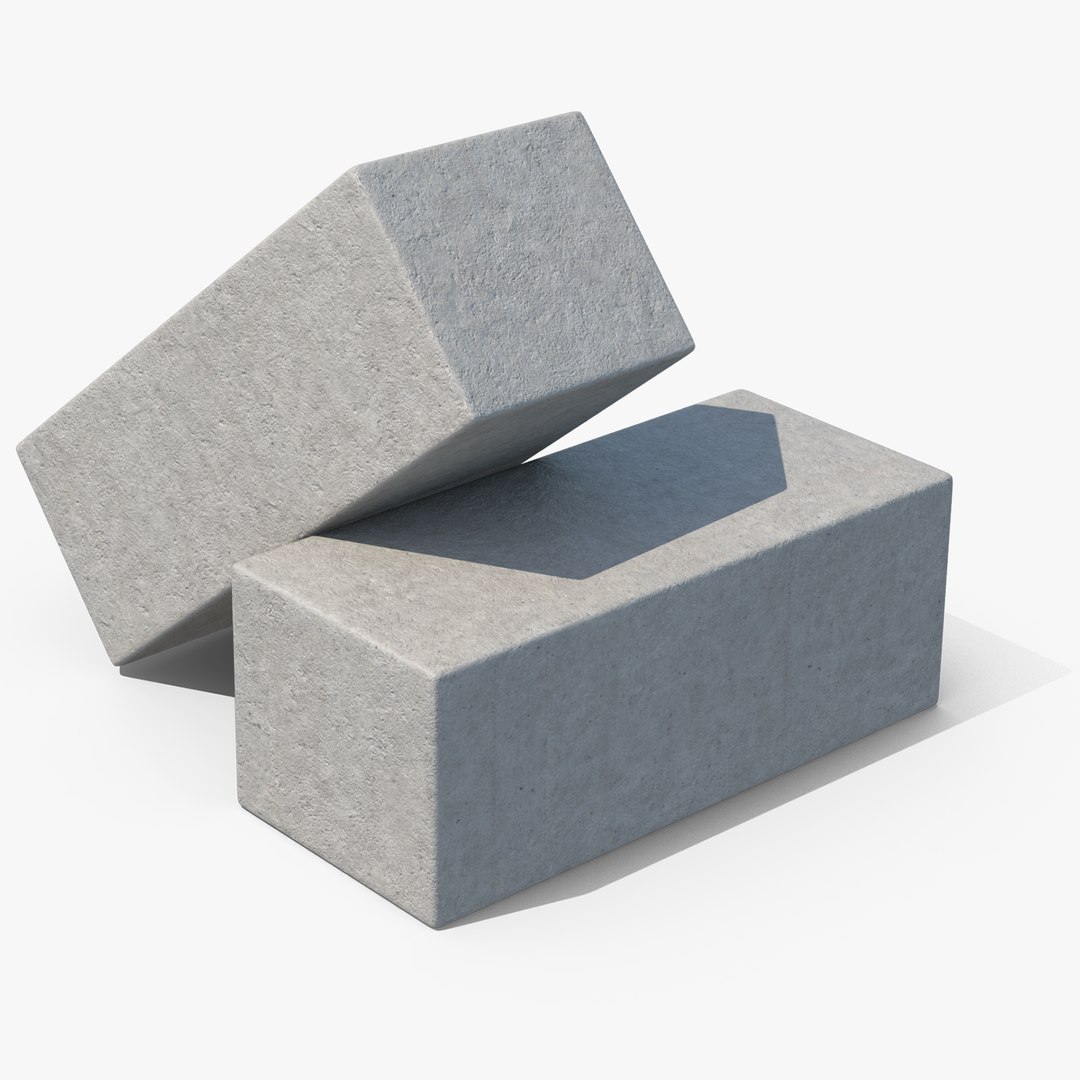 modelo 3d Bloques de concreto - TurboSquid 2204089