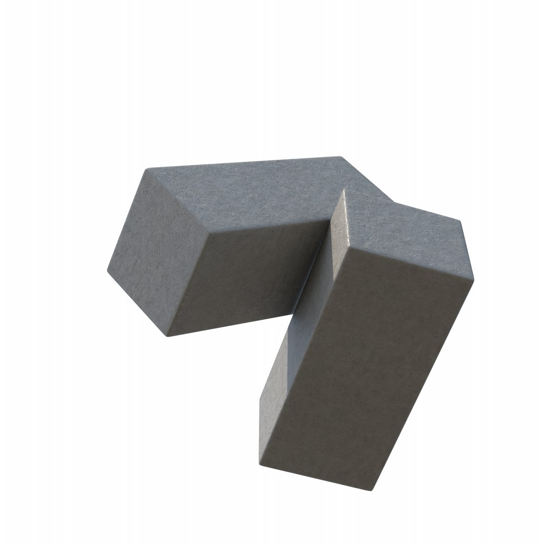 Concrete Blocks 3D Model - TurboSquid 2204089