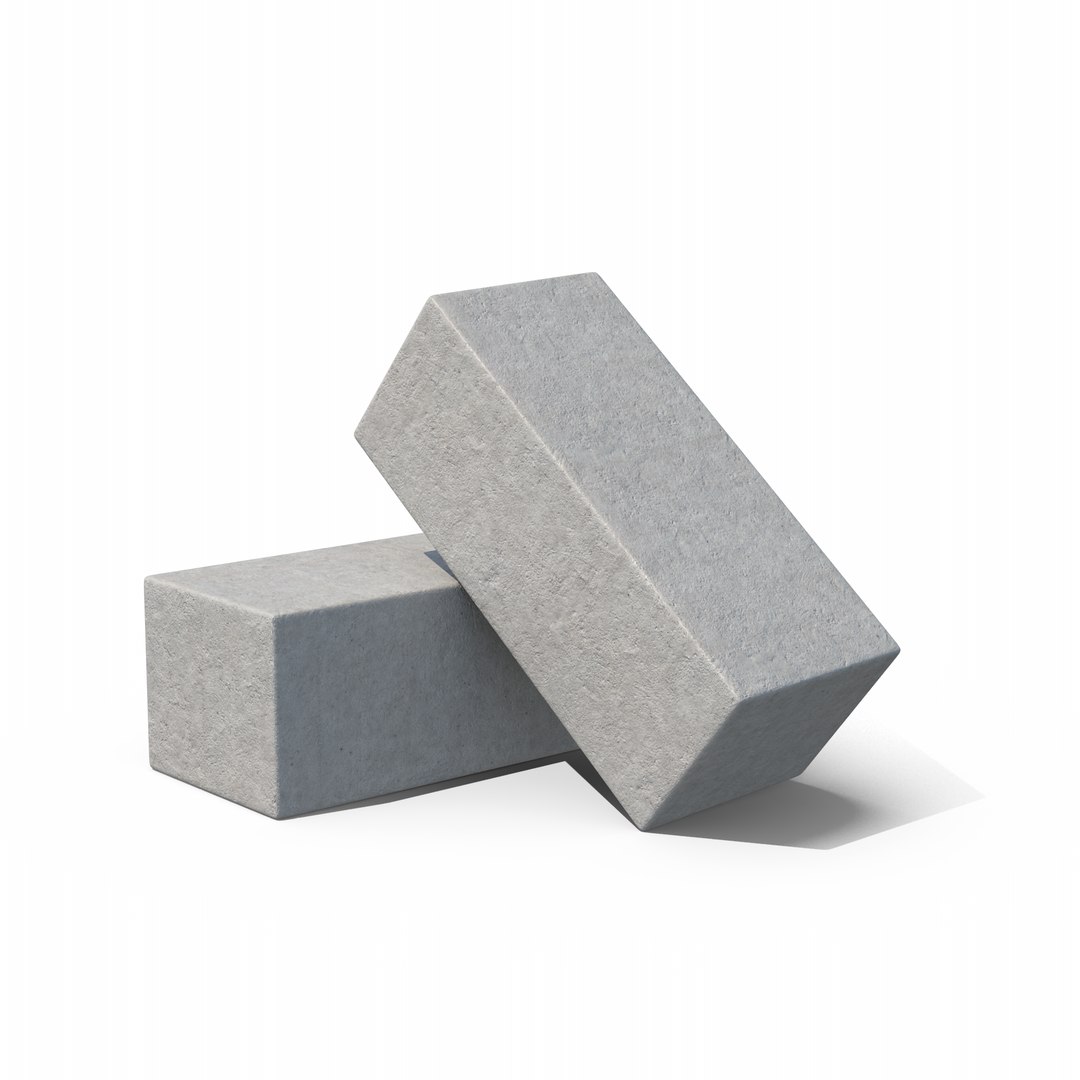 Concrete Blocks 3D Model - TurboSquid 2204089