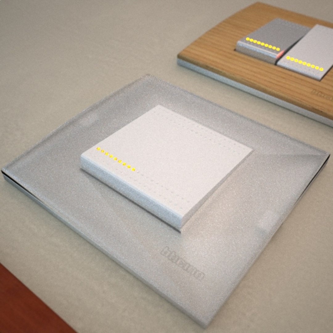 3d Model Bticino Light Tech Series