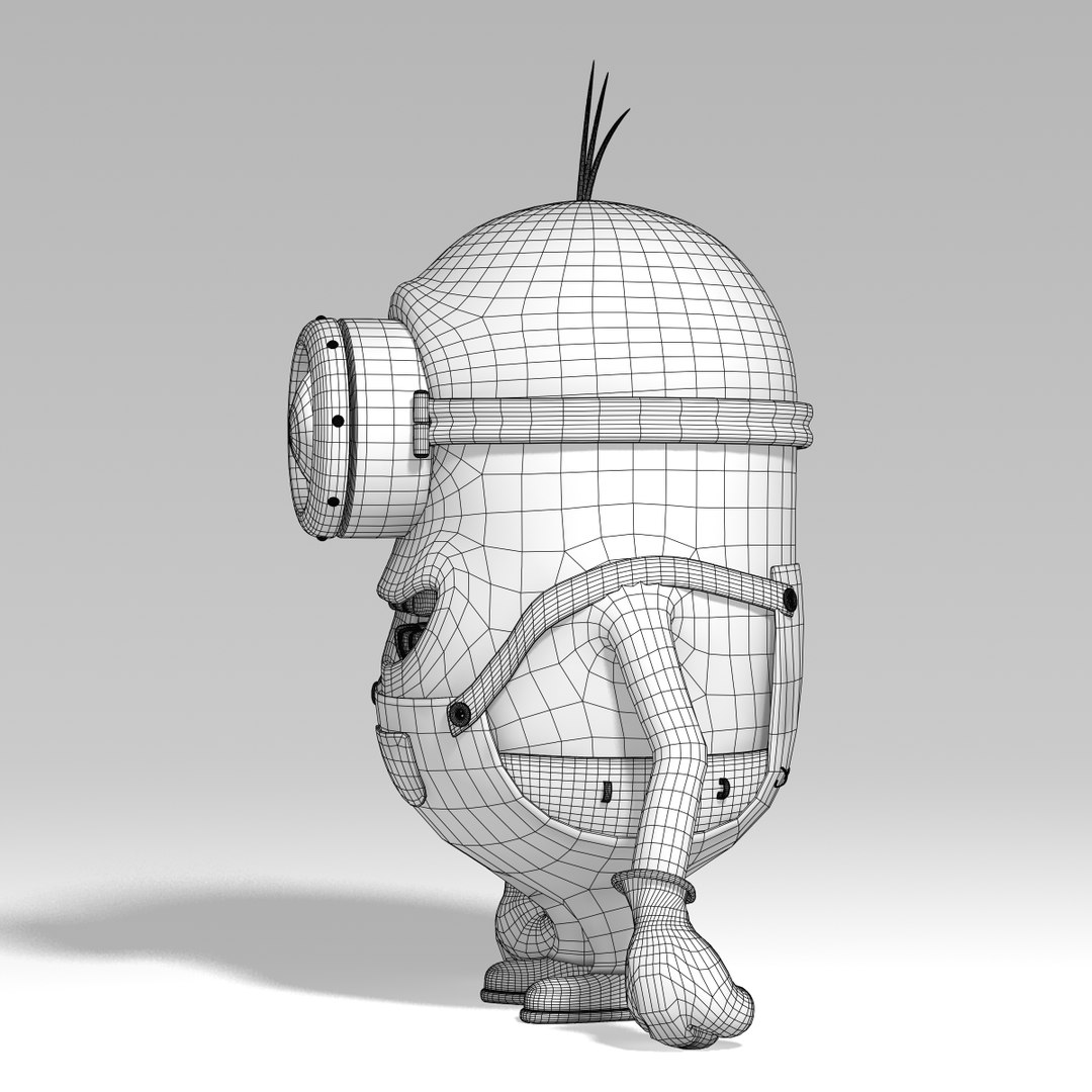 3d Minion Rigged Model