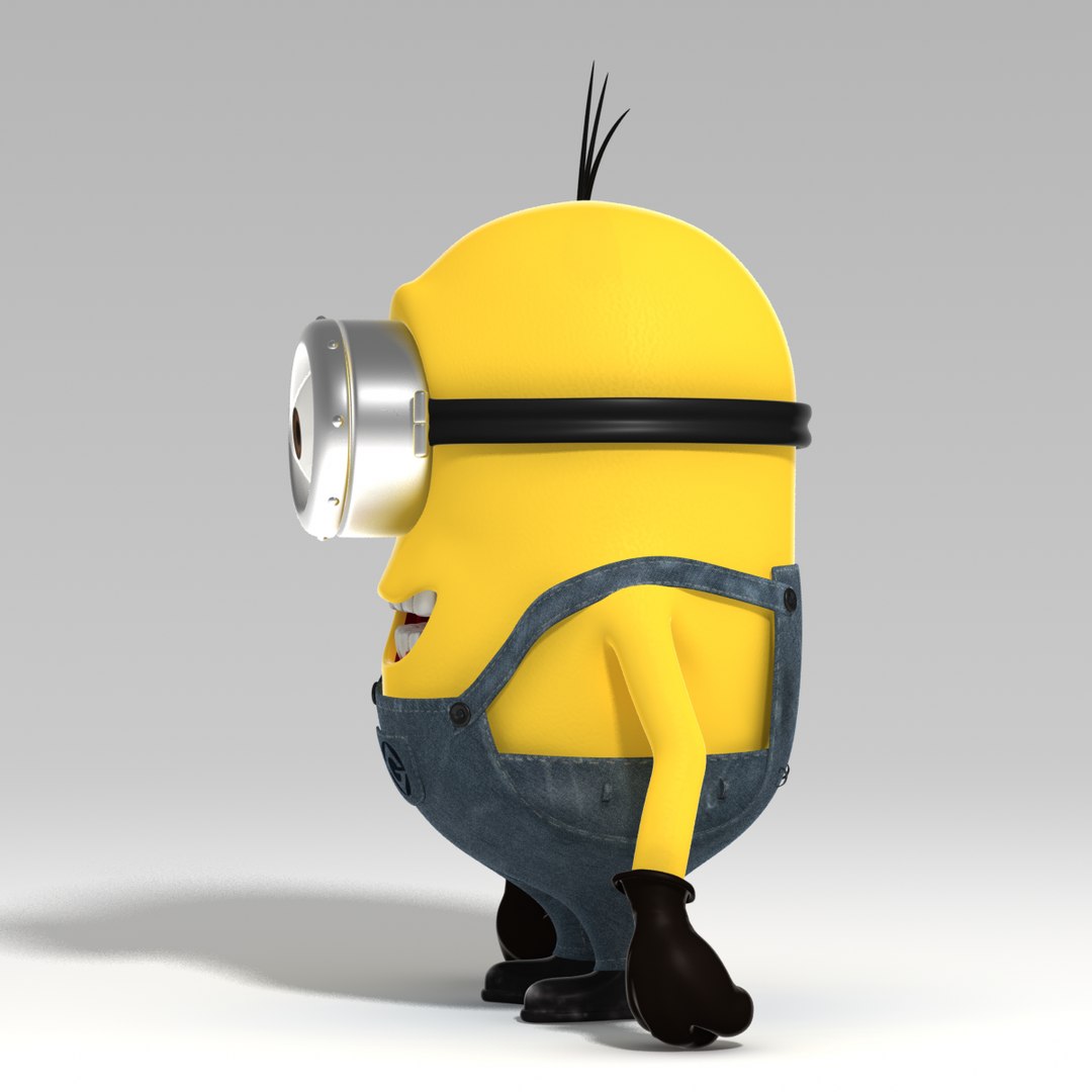 3d Minion Rigged Model