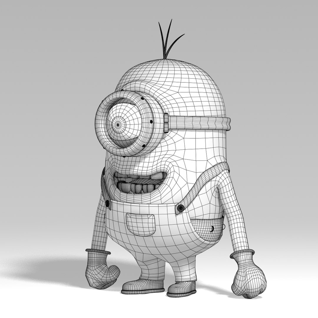 3d Minion Rigged Model