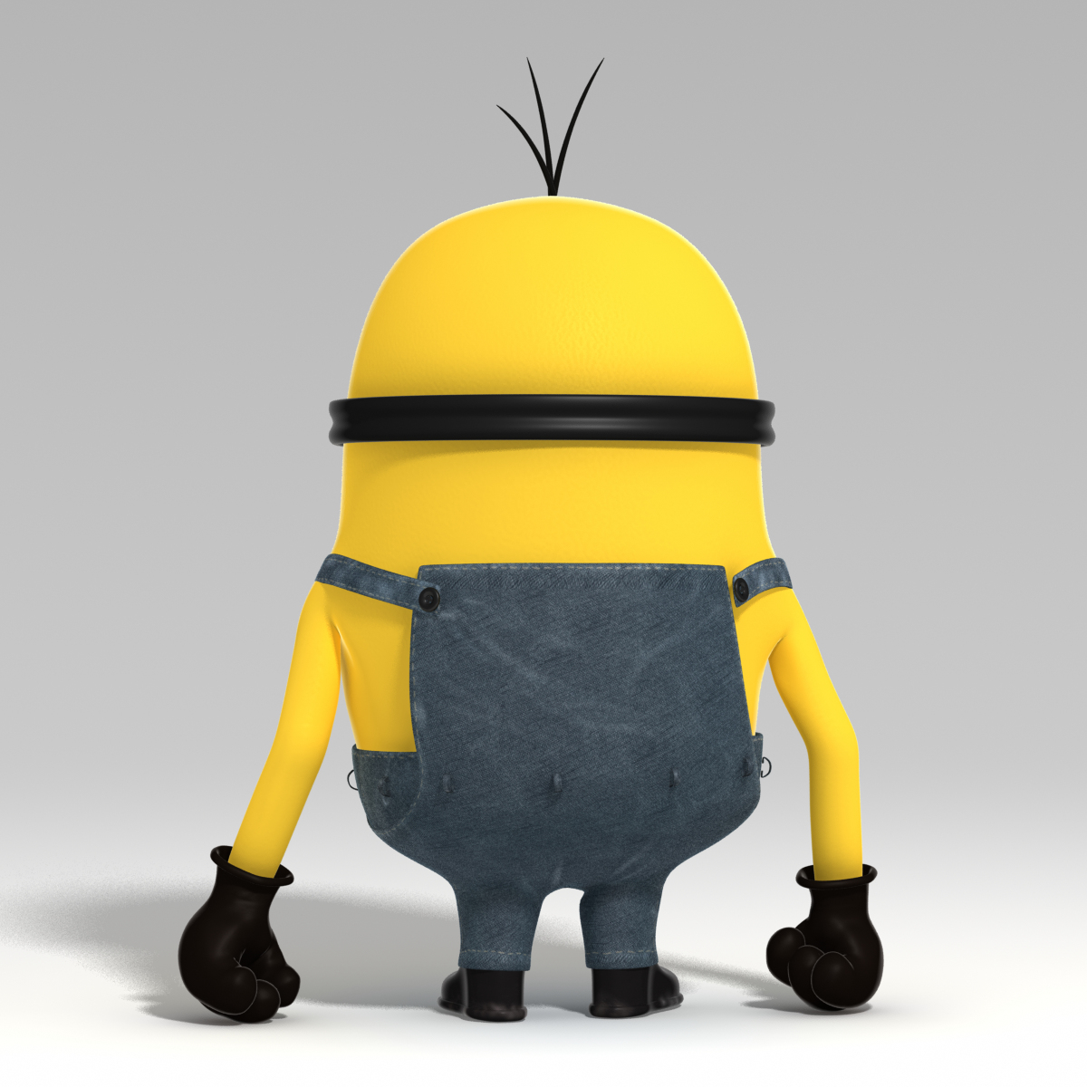 3d minion rigged model