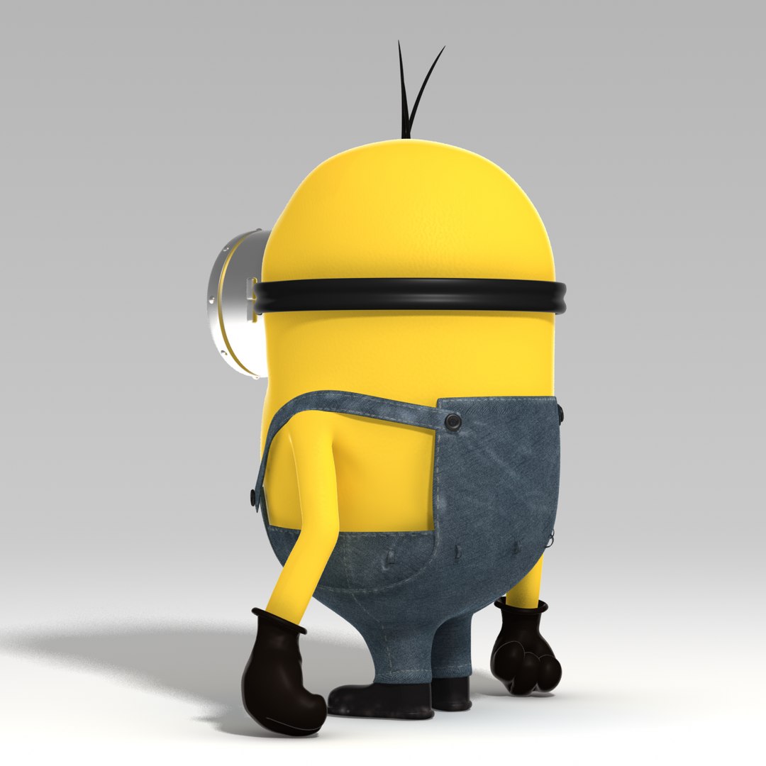 3d Minion Rigged Model