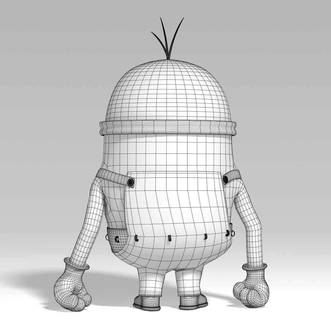 3d Minion Rigged Model