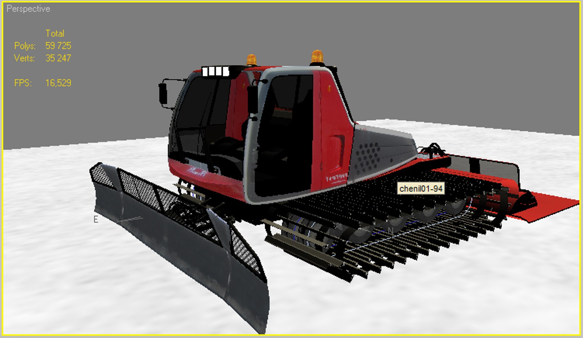 3d Model Prinoth Everest