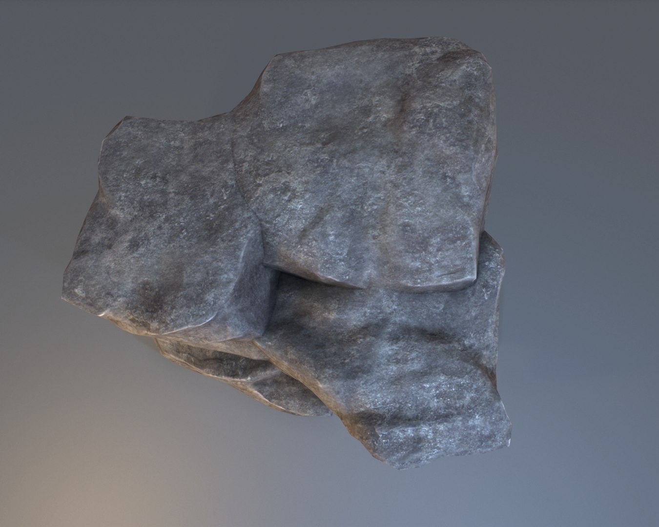 3d model ready rock pile