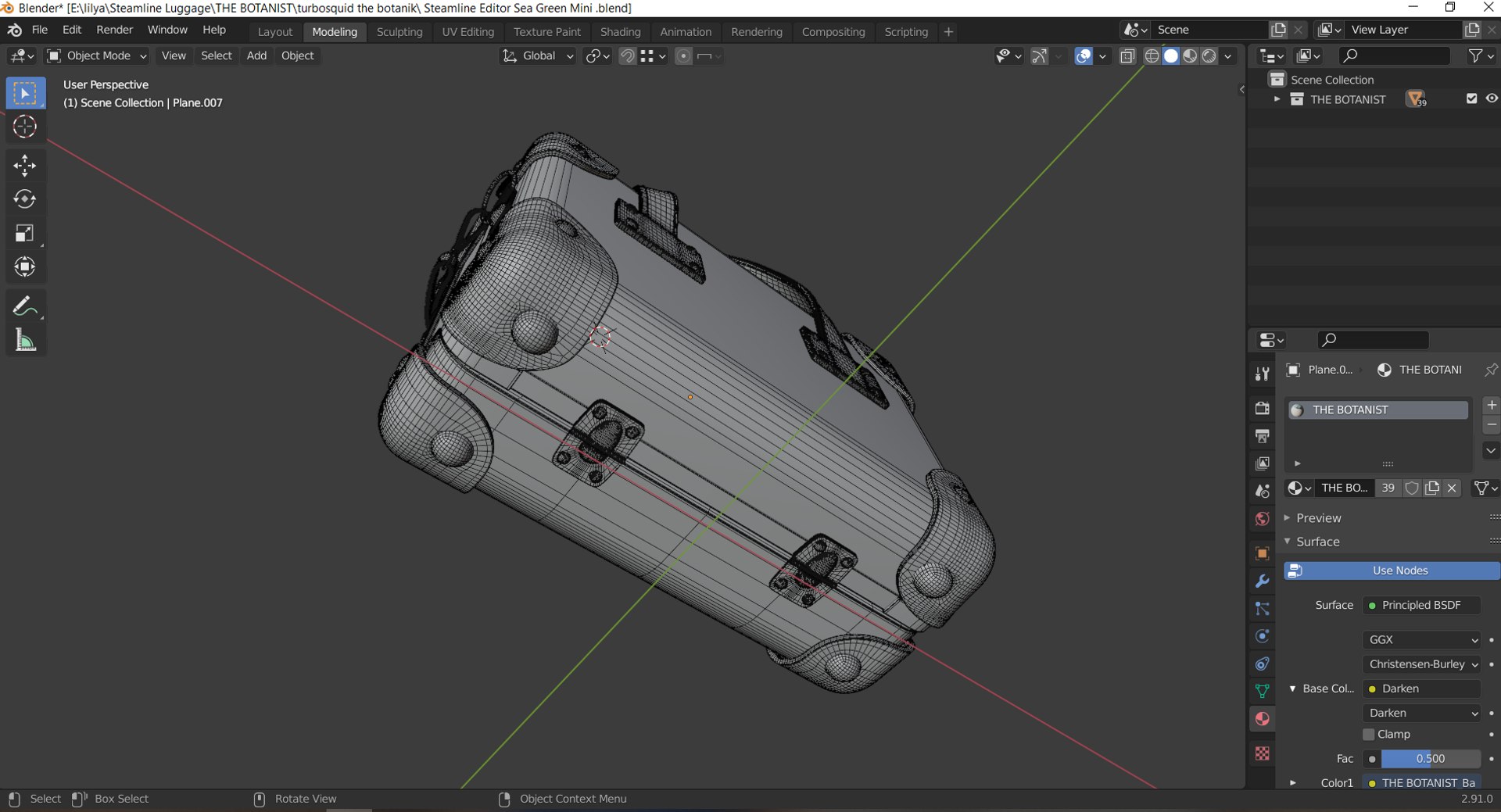 3D Steamline Editor Sea Green Mini model - TurboSquid 2044979