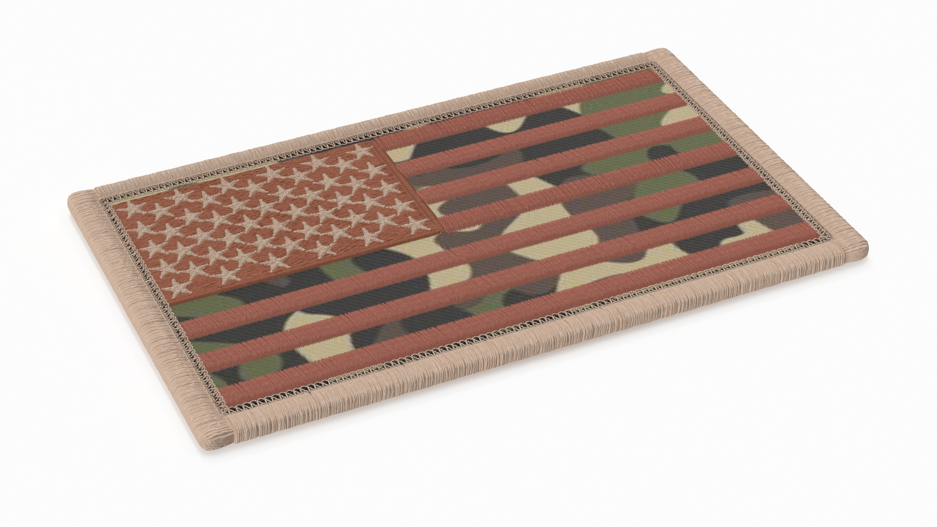 3D USA Desert Flag Patch - TurboSquid 2202050