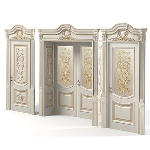 3D luxury art deco door - TurboSquid 1644942