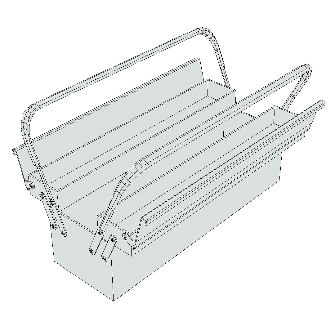 Generic Toolbox - Tools 3D Model - TurboSquid 1419418